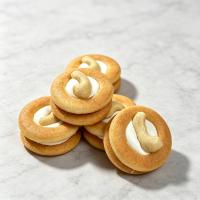 China Golden Crispy Crust Cashew Mini Pizza Cookies Delicious Party Favor No trans fat for sale