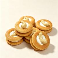 China Golden Crispy Crust Cashew Mini Pizza Cookies Delicious Party Favor No trans fat for sale