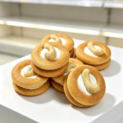 China Golden Crispy Crust Cashew Mini Pizza Cookies Delicious Party Favor No trans fat for sale