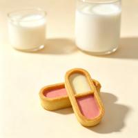 China Creamy Sweet Taste Amton Strawberry Yogurt Cookies Kid Friendly Leisure Snack for sale