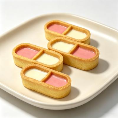 China Cute Baking Dessert Amton Strawberry Yogurt Cookies Party Sharing Biscuits for sale
