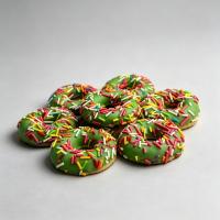 China Zero Trans Fat Donut-Shaped Cookies (Matcha-Flavor) Healthy Snack for sale