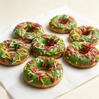 China Afternoon Tea Essential Donut-Shaped Cookies (Matcha-Flavor) Tasty Treats for sale