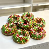 China Zero Trans Fat Donut-Shaped Cookies (Matcha-Flavor) Healthy Snack for sale
