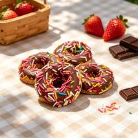 China Crispy Tasty Donut-Shaped Cookies (Cocoa-Flavor) Rich Chocolate Aroma Biscuits for sale