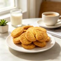 China Rich Milk Aroma Butter Coconut Crisp Cookies Delicious Tea Time Treat for sale