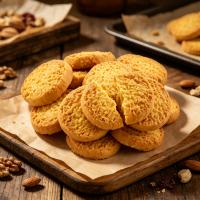 China Sweet But Not Greasy Butter Coconut Crispy Cookies No Trans Fat Slow Baking for sale