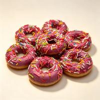 China Crumbly Donut-Shaped Cookies (Purple Sweet Potato Flavor)  Popular Wholesale Snacks for sale