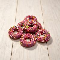 China Premium Donut-Shaped Cookies (Purple Sweet Potato Flavor) Daily Pastries for sale