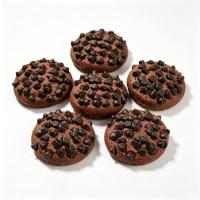 China Crispy Chocolate Chip Cookies Portable OEM ODM Round Shape Cocoa Flavor for sale