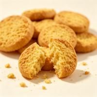 China Golden Color Butter Crispy Coconut Biscuits Cookies Popular Party Food for sale