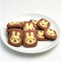 China Mellow Pure Cute Bunny-Shaped Cookies (Cocoa Flavor) Healthy Snacks for sale