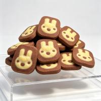 China Cute Cartoon Rabbit Shape Cute Bunny-Shaped Cookies (Cocoa Flavor) OEM ODM  for sale
