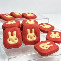 China Premium Biscuit Cute Bunny-Shaped Cookies (Strawberry Flavor) Soft Sweet Taste for sale