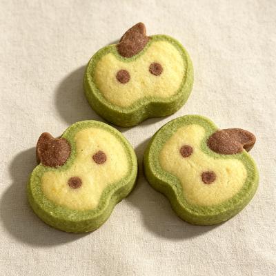 China Crisp Shortbread Biscuits Apple-Shaped Cookies Cute Snack Gift for sale