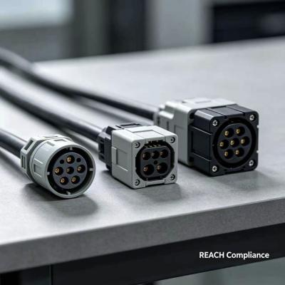 China Robotics Rj45 Industrial Wire Connectors Circular Rectangular Modular REACH Compliance for sale