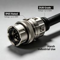 China IP65 Rated DUB Industrial Usb Connector 600V 2 To 64 Pin ODM for sale
