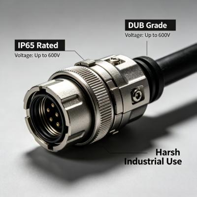 China IP65 Rated DUB Industrial Usb Connector 600V 2 To 64 Pin ODM for sale