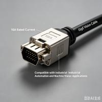 China 16A GigE Industrial Coaxial Cable Wire Harness Cable Assembly Manufacturing for sale