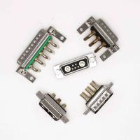 China V.3 D‑SUB Mixed High Current Connector Right Angle PCB With Mounting Ears for sale
