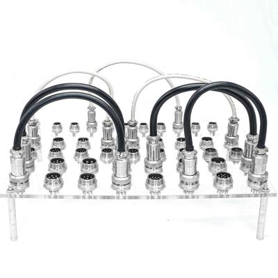 China Circular Coax Aircraft Cable Quick Connectors Plug & Socket 250V 50Hz for sale