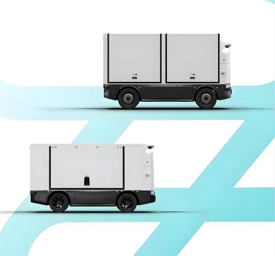 China NEWBASE Z8 Series Autonomous Robotic Van with 8m³ Cargo Box Volume 1500kg Load Capacity and 5.4m Minimum Turning Radius for sale