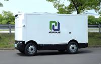 China NEWBASE Z5 Series Robovan Autonomous Logistics Vehicle with 260 km Short-Range Level 4 Autonomy and IP55 Waterproof Rating for sale