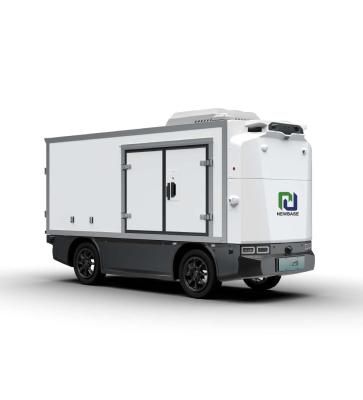 China Newbase Z5 Series Unmanned Refrigerated Vehicle with 600 kg Payload 4.5 m Turning Radius and 20% Climbing Slope for Urban Cold Chain Logistics for sale