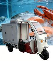 China 1000W Motor Electric Cargo Tricycle with 60V/58AH Battery and Polyurethane Insulation for Refrigerated Transport for sale