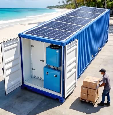 China Solar Container Mobile Cold Storage: Energy Independent Off-Grid Refrigeration Unit with Modular Mobility & Uninterrupted Cooling Stability for sale