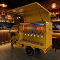 China NEWBASE Beer Selling Tricycle with Precision Cold-Chain DC Refrigeration and Customizable Branding for sale