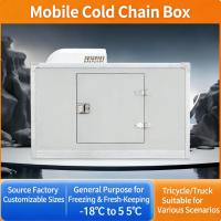 China NEWBASE Mobile Cold Chain Box with XPS Insulation Material, Fiberglass Outer Shell, and Adjustable Temperature Range for Refrigerated Transport for sale