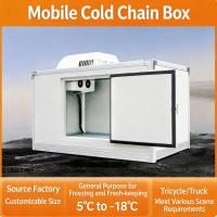 China NEWBASE Mobile Cold Chain Box with XPS Insulation Material, Fiberglass Outer Shell, and Adjustable Temperature Range for Refrigerated Transport for sale