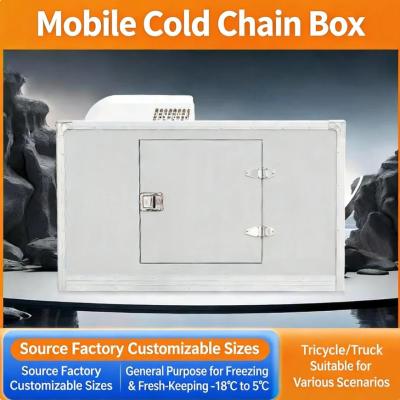 China NEWBASE Mobile Cold Chain Box with XPS Insulation Material, Fiberglass Outer Shell, and Adjustable Temperature Range for Refrigerated Transport for sale
