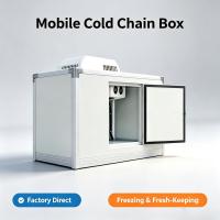 China NEWBASE -18C Deep Freeze Mobile Cold Storage Cabinet MCB-130, 1.3m3 Food-Grade FRP with 74mm XPS Wall for sale