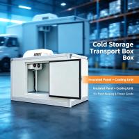 China NEWBASE -18C Deep Freeze Mobile Cold Storage Cabinet MCB-130, 1.3m3 Food-Grade FRP with 74mm XPS Wall for sale