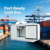 China NEWBASE Vehicle-Mounted Mobile Cold Chain Box MCB-097, 0.97m3 Fiberglass Cabinet with DC 60V Inverter Cooling for sale