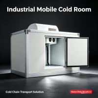 China NEWBASE Vehicle-Mounted Mobile Cold Chain Box MCB-097, 0.97m3 Fiberglass Cabinet with DC 60V Inverter Cooling for sale