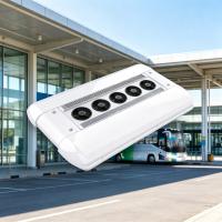 China NEWBASE Lightweight Bus Air Conditioner 350kg Roof Mounted Centrifugal Fan DC 600V 93% Efficiency Passenger Comfort for sale