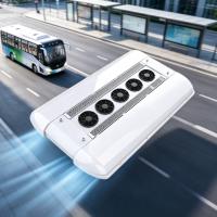 China NEWBASE Lightweight Bus Air Conditioner 350kg Roof Mounted Centrifugal Fan DC 600V 93% Efficiency Passenger Comfort for sale