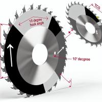 China Auto Welding Machines TCT Circular Saw Blade With 10 Degree Hook Angle for sale
