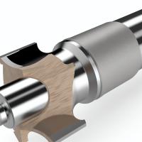 China Bottom Bearing Solid Carbide Router Bits Industrial For Precise Smooth Cut Wood Working for sale