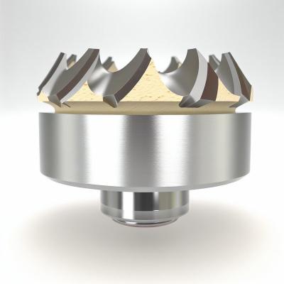 China High Speed Bearing Carbide Router Bits With Straight Smooth Edge for sale