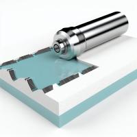 China Straight Smooth Edge Bearing High Speed Router Bit For Acrylic Plate Cutting for sale
