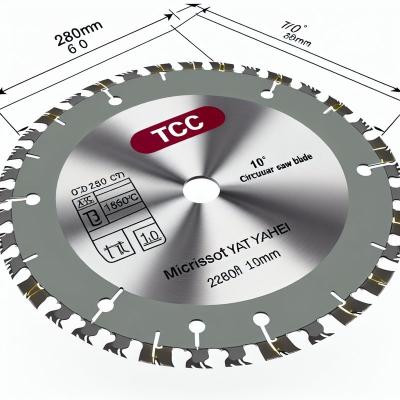 China TCT Circular Saw Blade 280mm-1825mm 10 Degree Hook Angle for sale