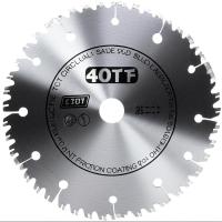 China 40 Teeth TCT Circular Saw Blade with Laser Cut Tooth Pitch and Anti Friction Coating for Professional Cutting for sale