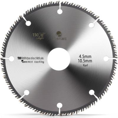 China 150 Teeth TCT Circular Saw Blade with Anti-rust Coating and Laser Cut Tooth Pitch for Precision Cutting for sale