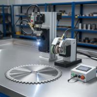 China Precision Cutting TCT Circular Saw Blade with Auto Welding and Grinding Machines for Electric Power Source for sale