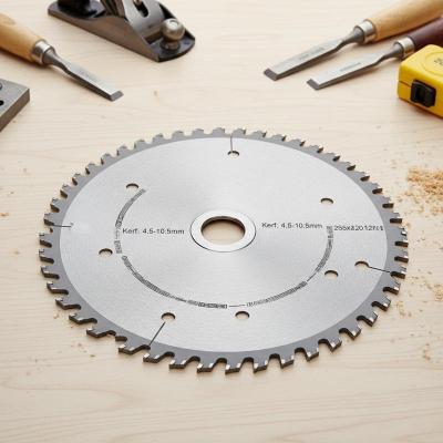 China Laser Cut Tooth Pitch TCT Circular Saw Blade with 150 Teeth and 4.5mm to 10.5mm Kerf for Woodworking for sale