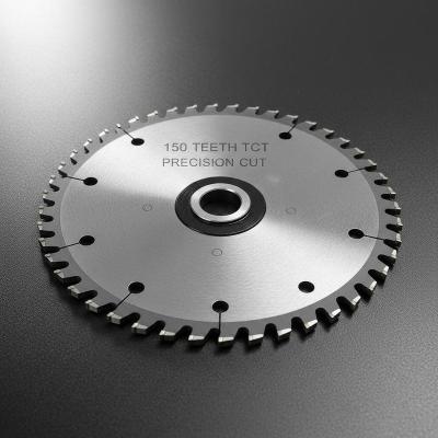 China 150 Teeth TCT Circular Saw Blade with Laser Cut Tooth Pitch and 2.8mm Plate Thickness for Precision Cutting for sale